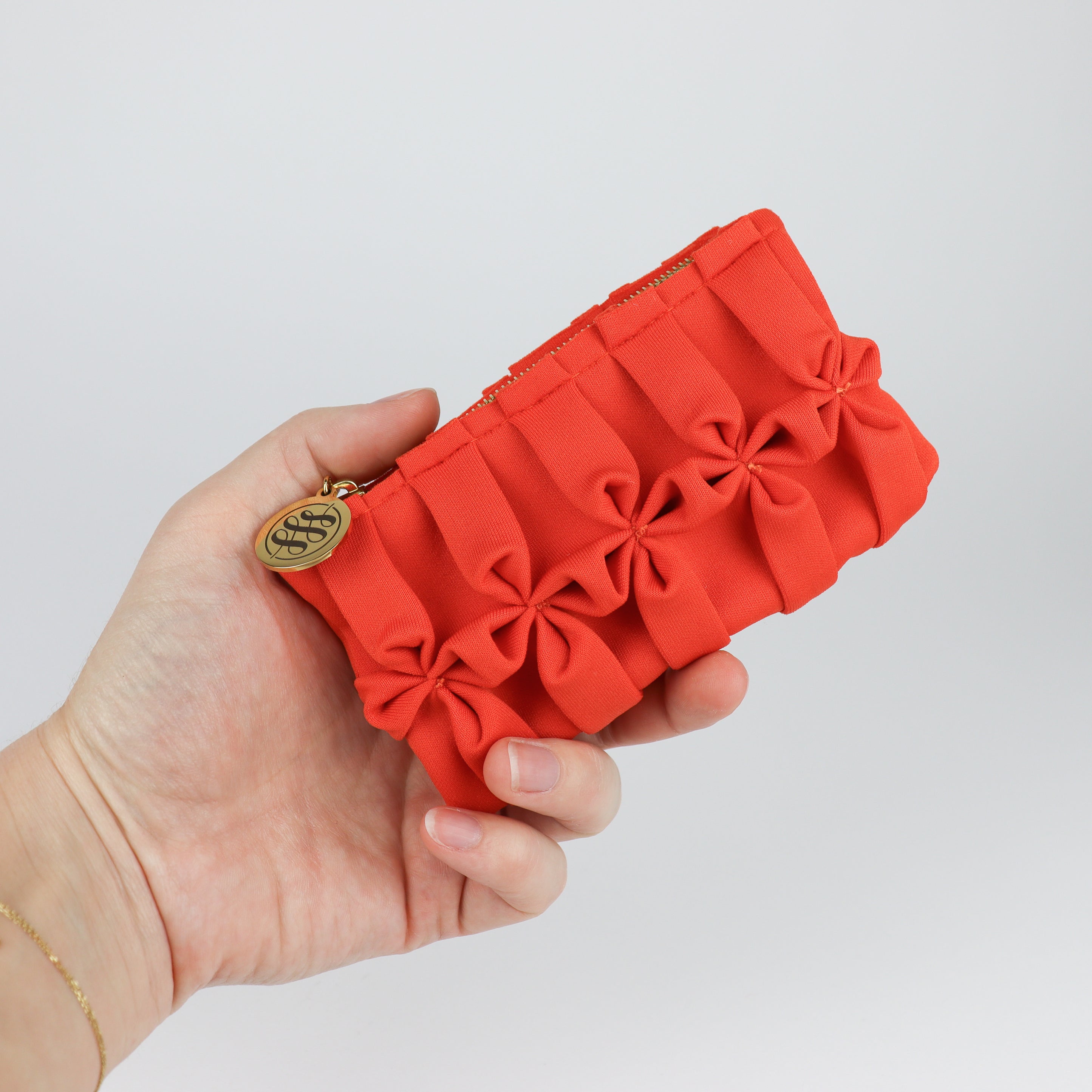 Le Porte-Carte Néosmock - Orange Brûlé – Floriane Schmitt Studio