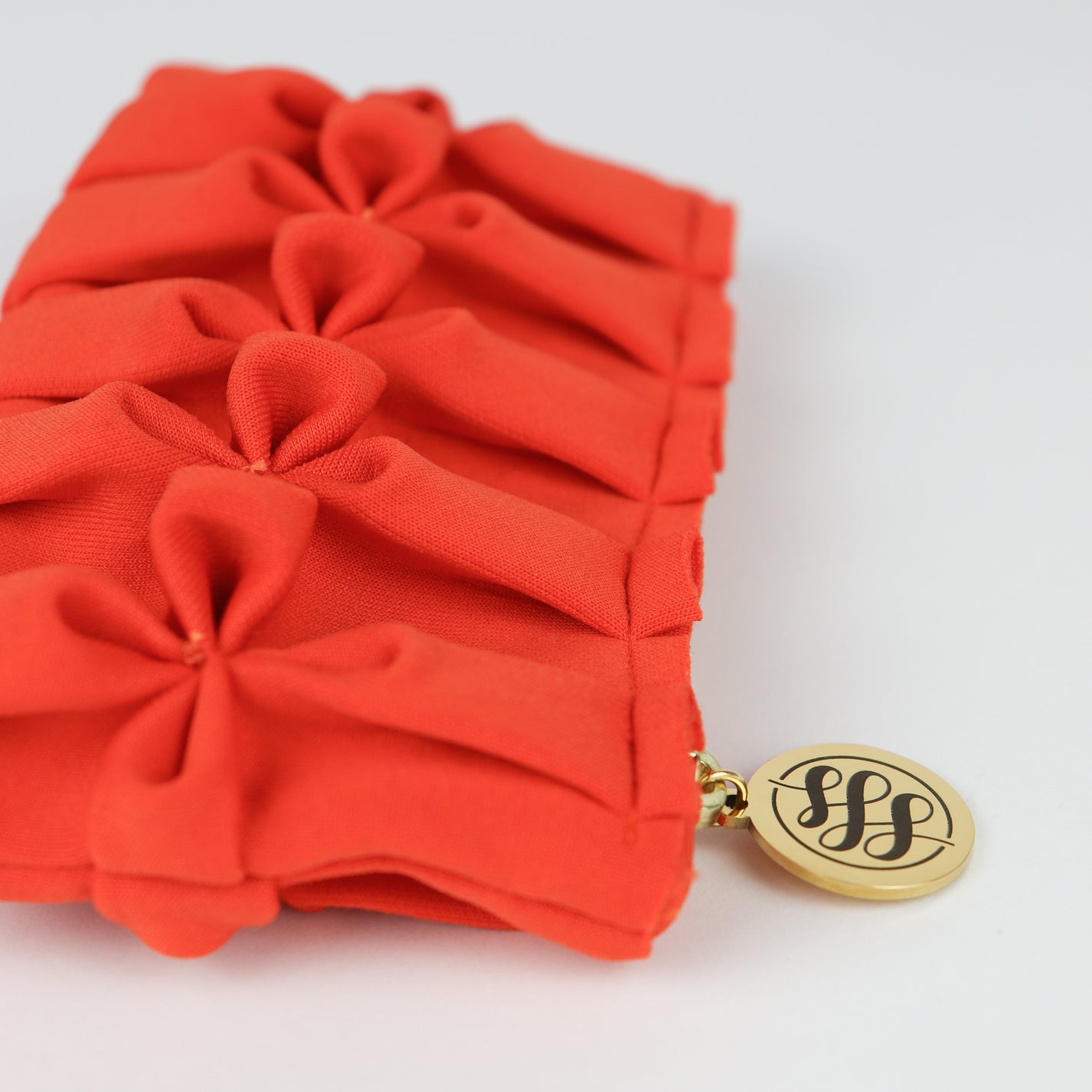 Le Porte-Carte Néosmock - Orange Brûlé – Floriane Schmitt Studio