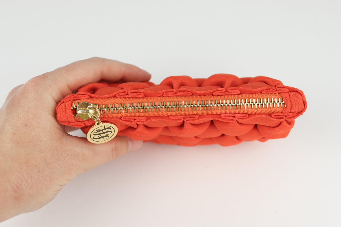 La Pochette Néosmock Mini - Orange Brûlé – Floriane Schmitt Studio