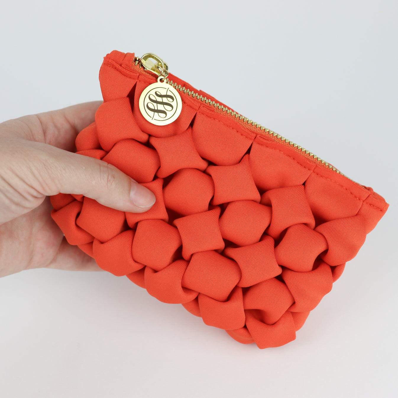 La Pochette Néosmock Mini - Orange Brûlé – Floriane Schmitt Studio